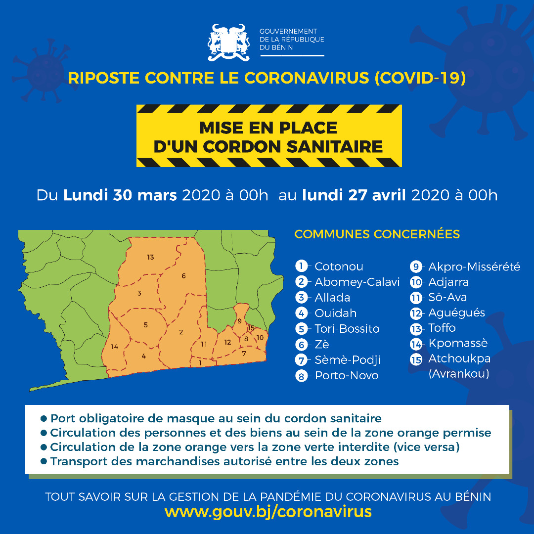 Le cordon sanitaire maintenu jusqu’au 10 mai 2020 - Le Journal de NOTRE ...